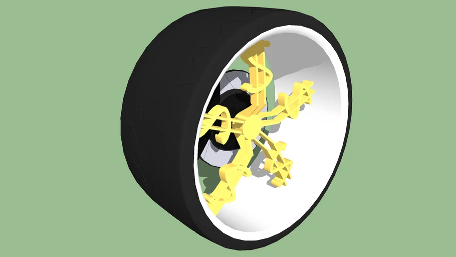 Dollar Sign Pimp Wheel | 3D Warehouse