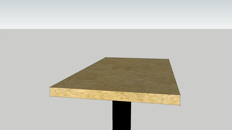 booth table | 3D Warehouse