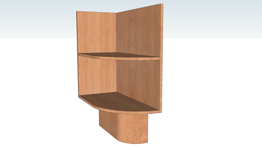 Passport Base End Open Shelf | 3D Warehouse