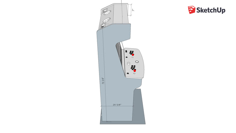 Arcade Cabinet | 3D Warehouse