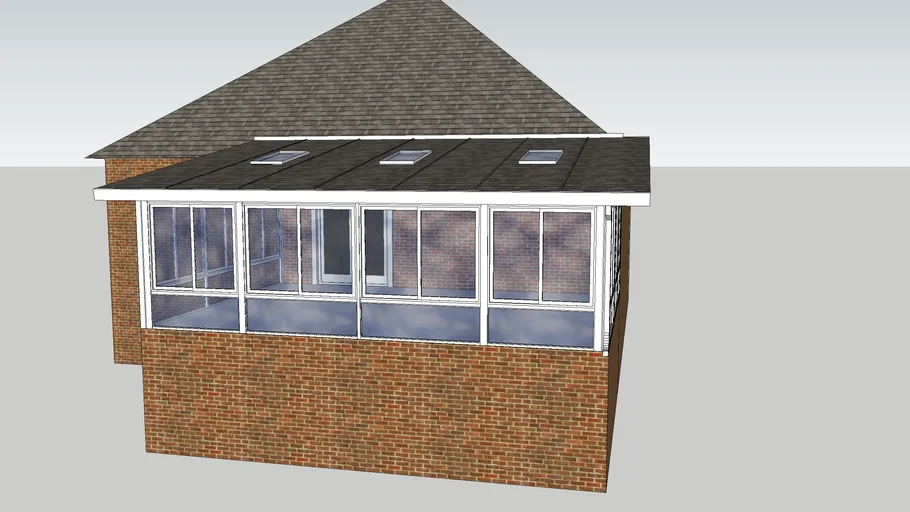 Solid Roof Sunroom | 3D Warehouse