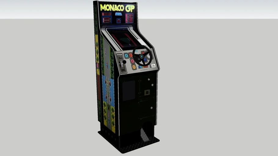 Monaco GP arcade game cabaret | 3D Warehouse