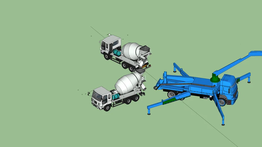 concrete mixer | 3D Warehouse