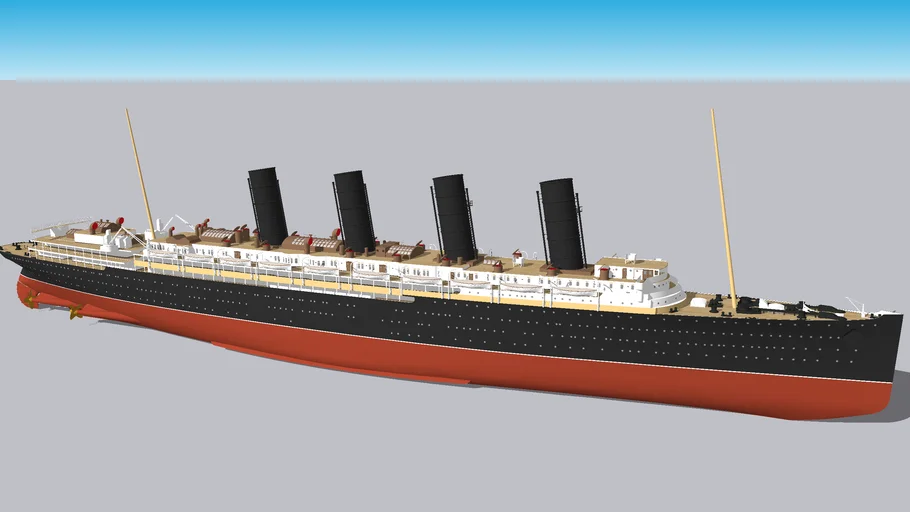 RMS Lusitania 1915 | 3D Warehouse