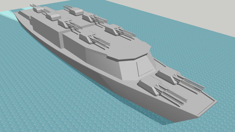 D4 attack ship | 3D Warehouse