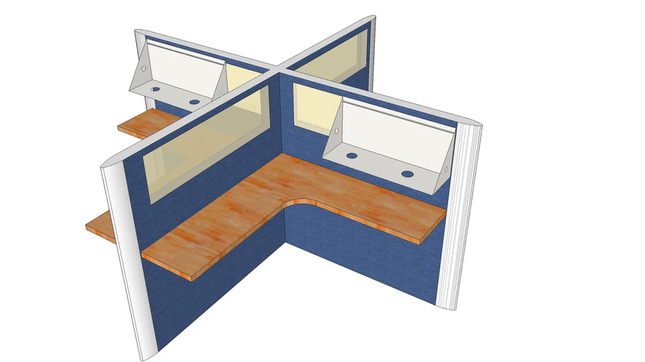 Cubical Workstation | 3D Warehouse
