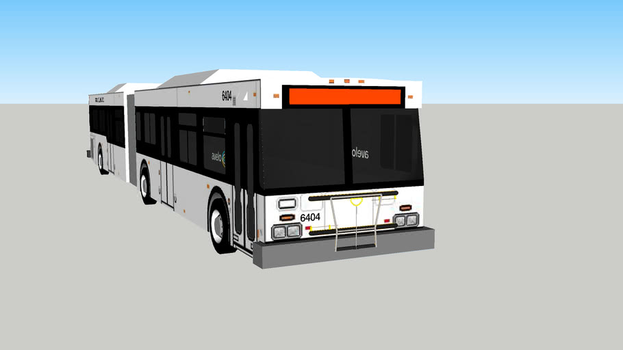 2009 new flyer d60lf shuttle | 3D Warehouse