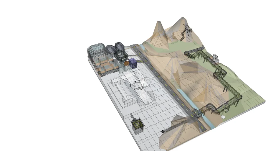 Interactive MP map wireframe | 3D Warehouse