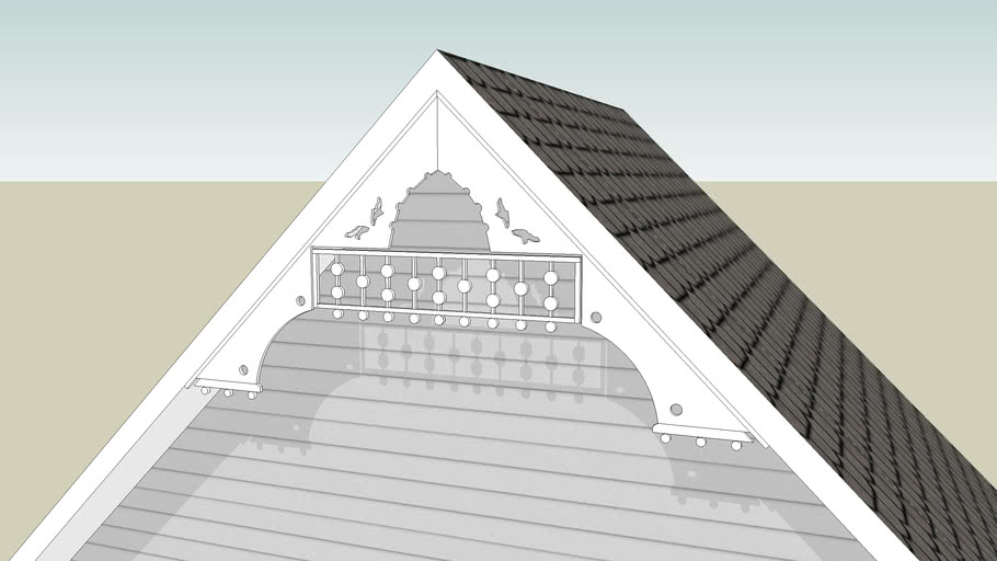 Gable Decorative End | 3D Warehouse