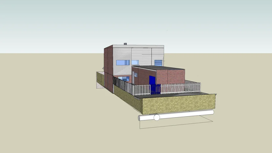 Newtown, Ebbw Vale Split Level House | 3D Warehouse