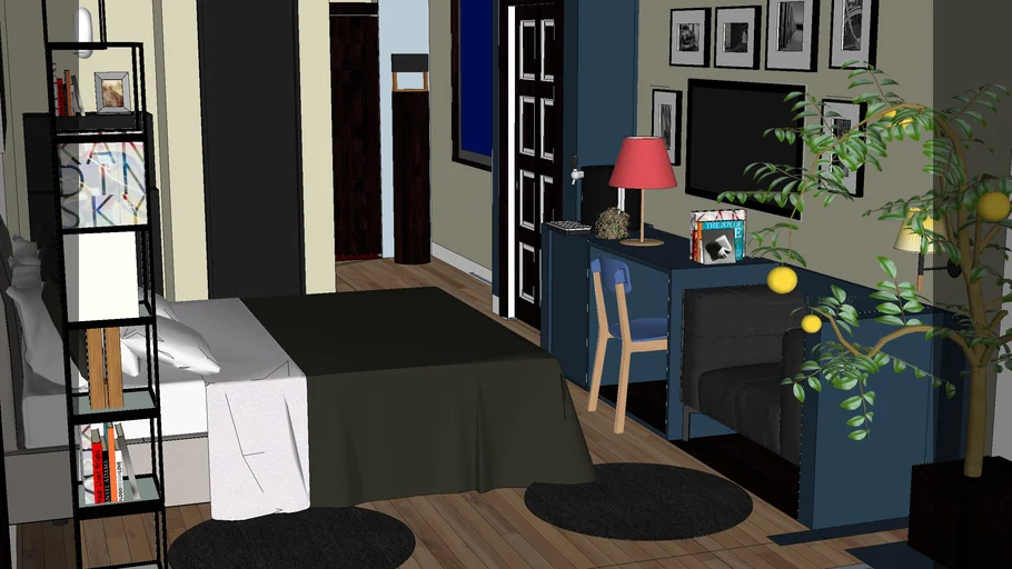 regular room box house tower | 3D Warehouse