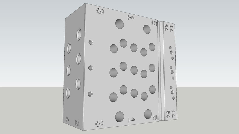 Festo - Manifold Base - 3 Way with G1/8' Ports (566583 VABM-L1-10W-G18 ...