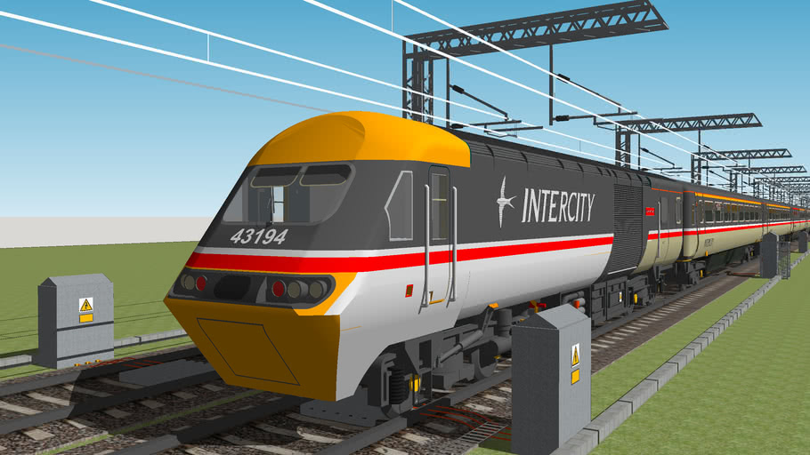 Intercity Class 43 HST Intercity Swallow | 3D Warehouse