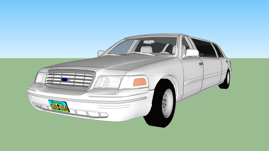 FORD Crown Victoria Limousine (2002) | 3D Warehouse