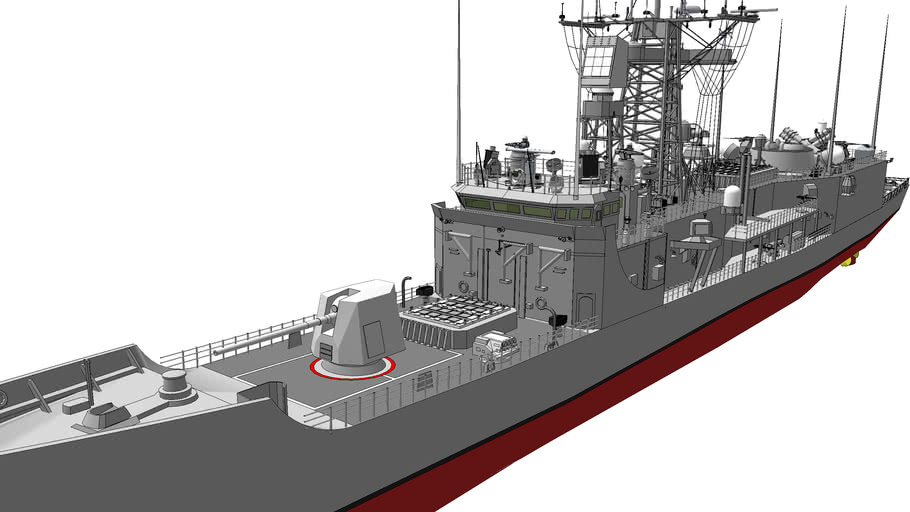 Oliver Hazard Perry class Frigate (Highly Modernized) | 3D Warehouse