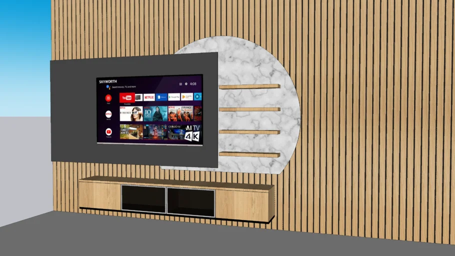 tv wall | 3D Warehouse