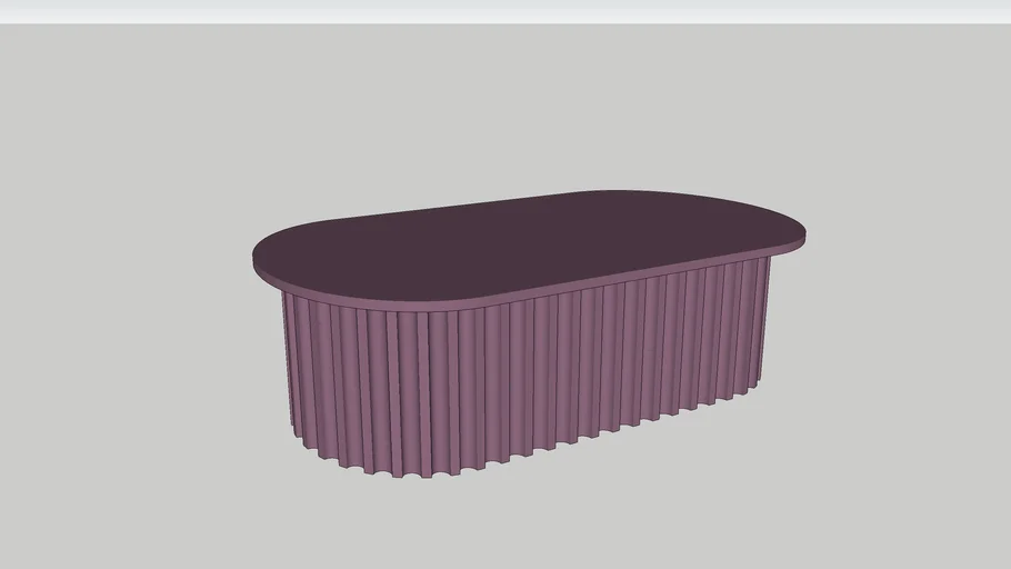Table Basse Design - Mauve | 3D Warehouse