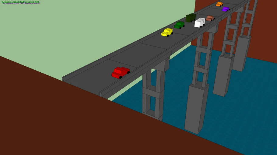 Pont d'Ici - destroyable bridge | 3D Warehouse