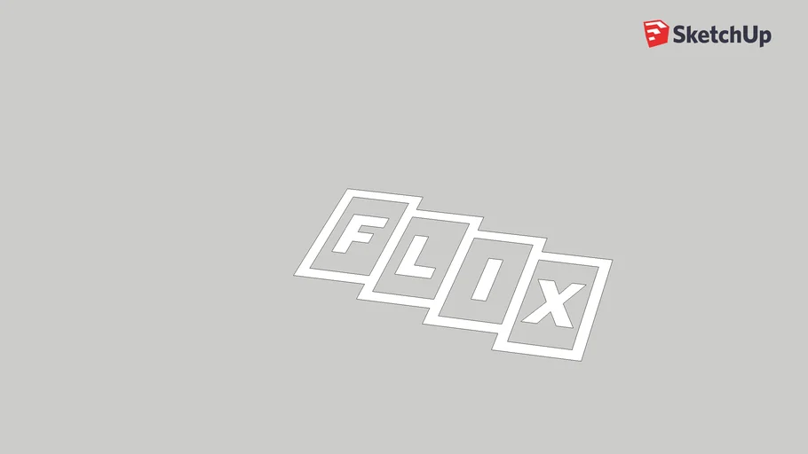 FLIX 3D Logo | 3D Warehouse