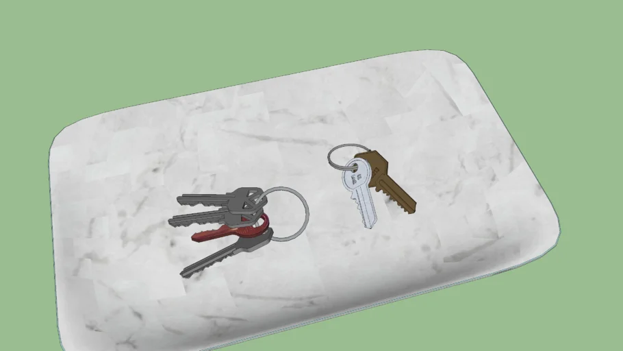 KEYS TRAY | 3D Warehouse
