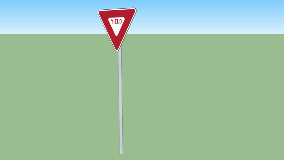 Florida yield sign | 3D Warehouse