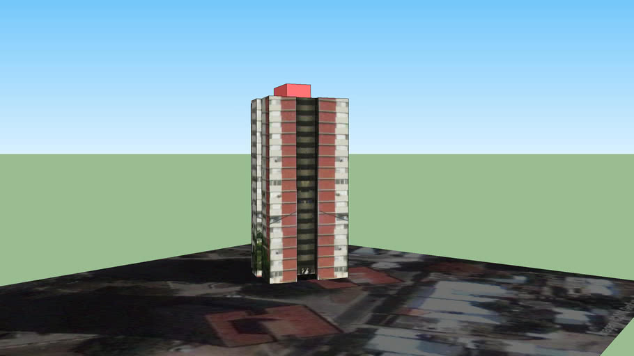 Edificio 18 Plantas, Garzon, Santiago de Cuba | 3D Warehouse