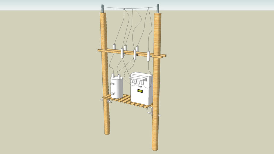 2 Step-Down Transformers - Sketchup 5. | 3D Warehouse