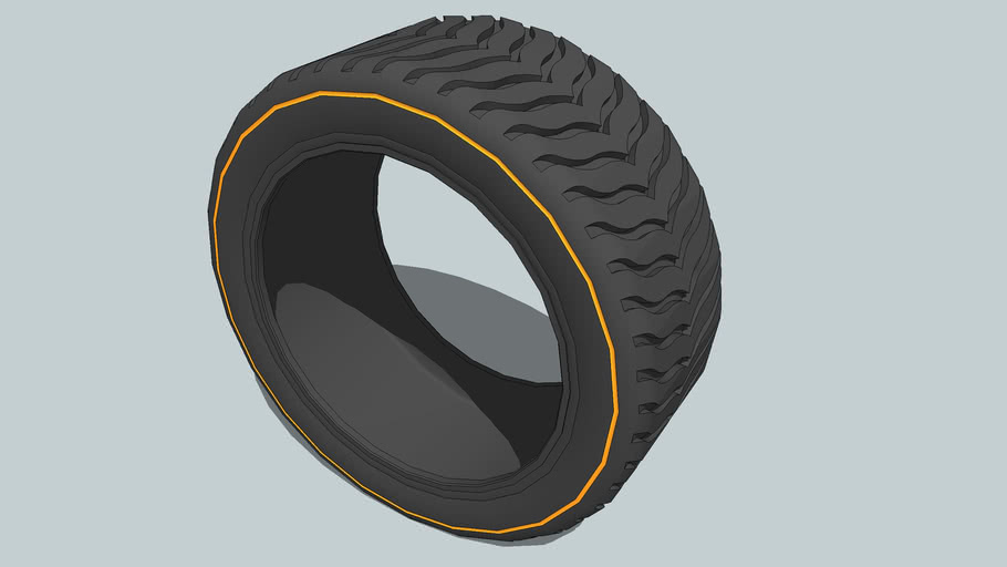 Treaded tire | 3D Warehouse