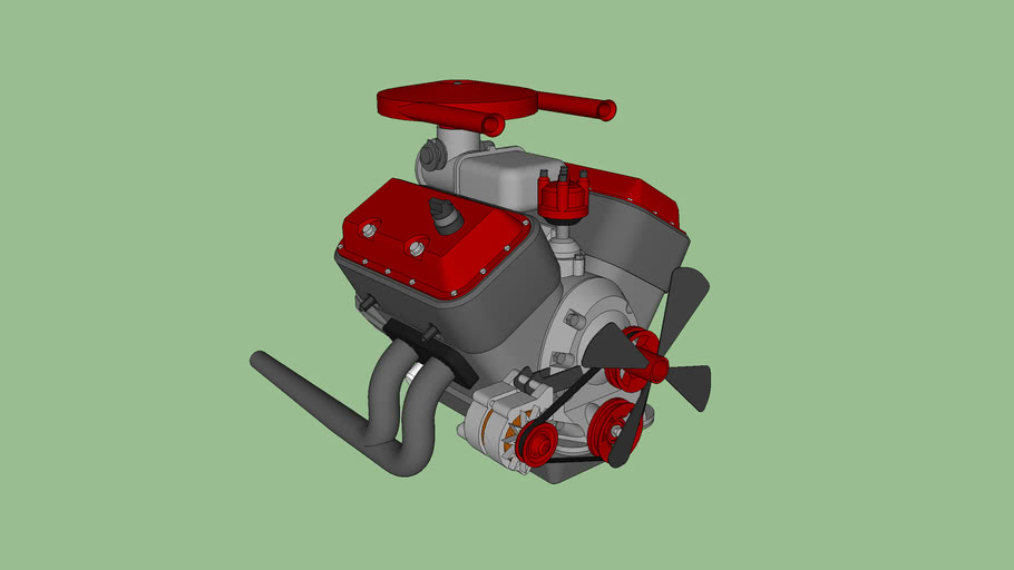 V4 Engine | 3D Warehouse