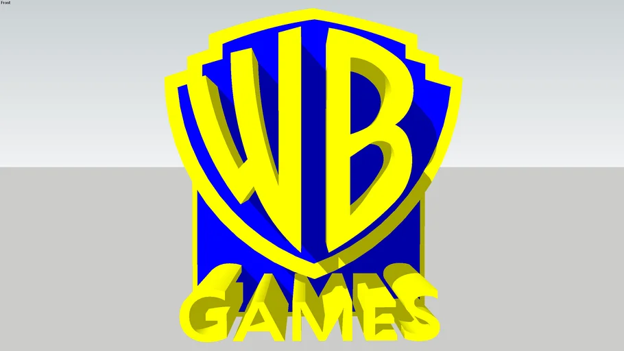 WB Games 3D Logo | 3D Warehouse