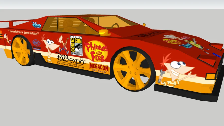 Phineas And Ferb Phineas Flynn Car | 3D Warehouse