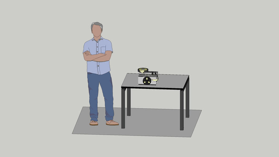 IBM 1055 PAPER TAPE PUNCH | 3D Warehouse