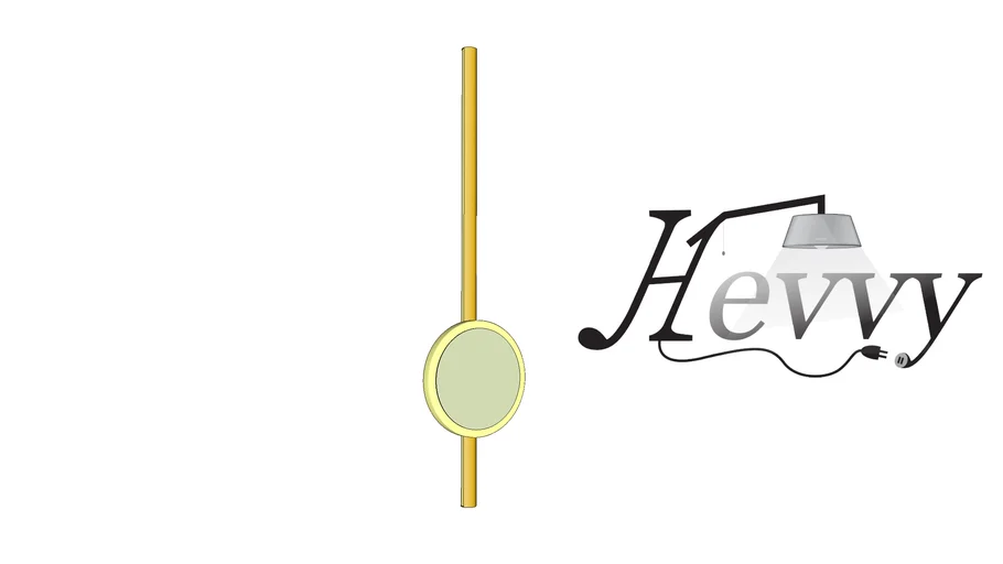 Arandela Katana - SL 5910S SAND +DOLD | 3D Warehouse