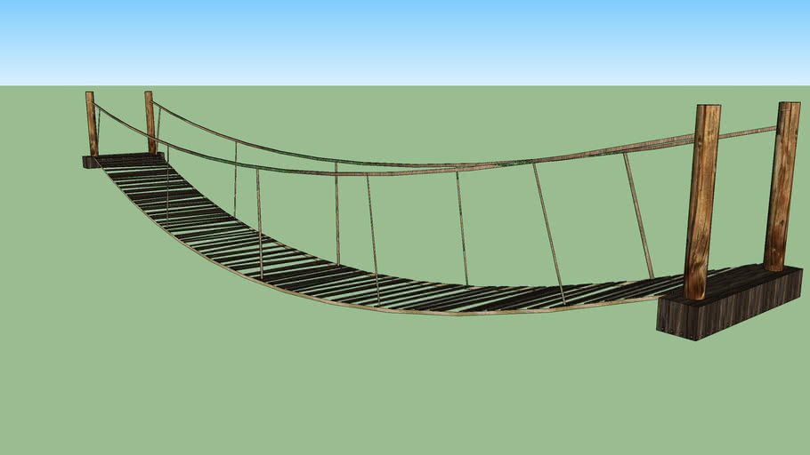 suspension bridge | 3D Warehouse