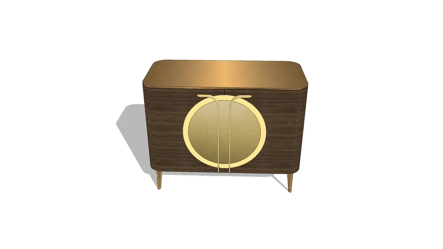MID CENTURY MODERN CONSOLE TABLE | 3D Warehouse