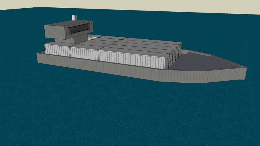 river barge | 3D Warehouse
