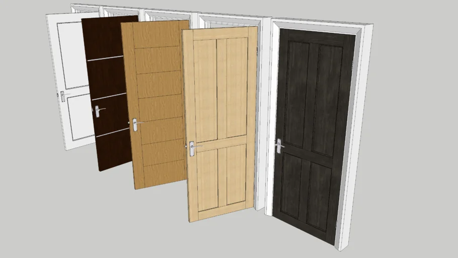 Selection of Internal Doors | 3D Warehouse