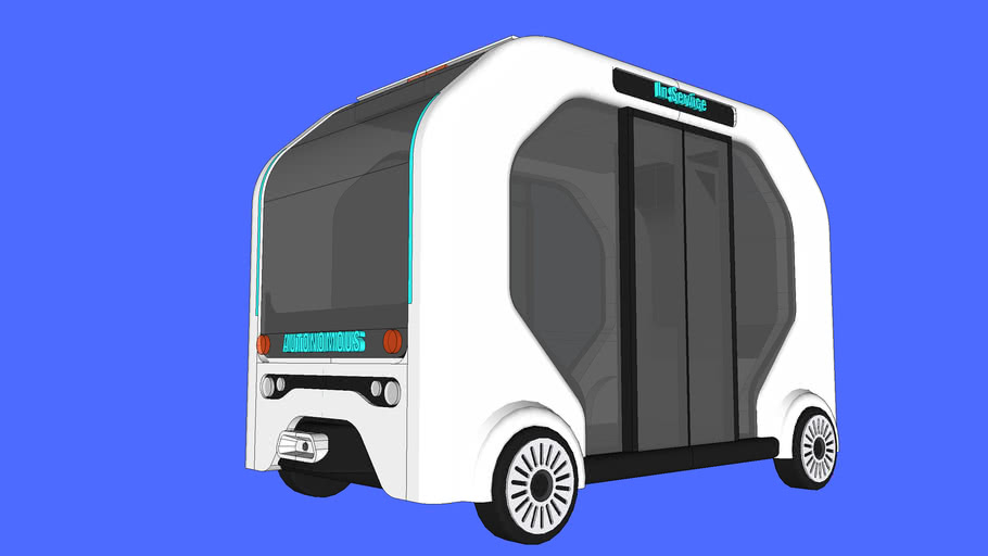 shuttle simple self driving autonomous | 3D Warehouse
