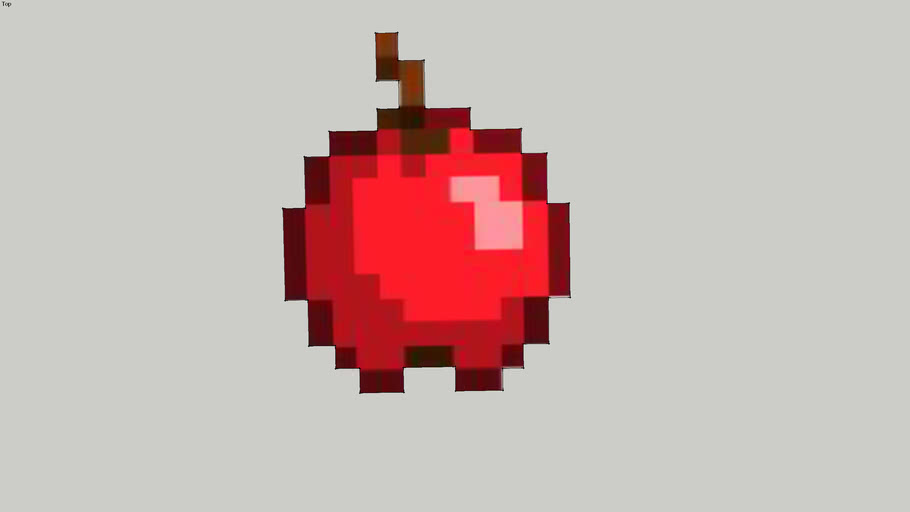 Minecraft Apple | 3D Warehouse