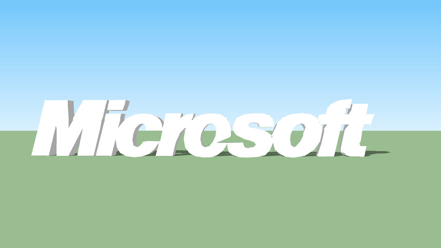 Microsoft Logo | 3D Warehouse