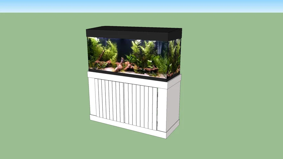 75 Gallon Fish Tank Decorated | 3D Warehouse