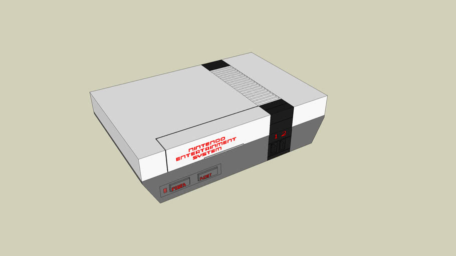 Nintendo Entertainment System | 3D Warehouse