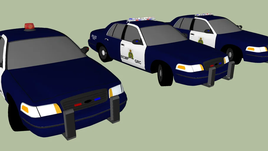 RCMP Retro Paint and Lights | 3D Warehouse