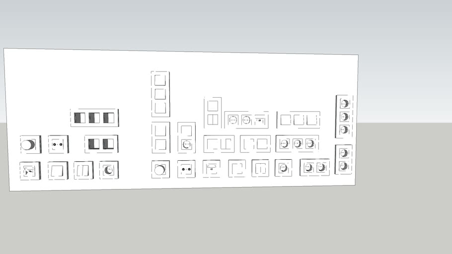 Schakelaars en stopcontacten | 3D Warehouse