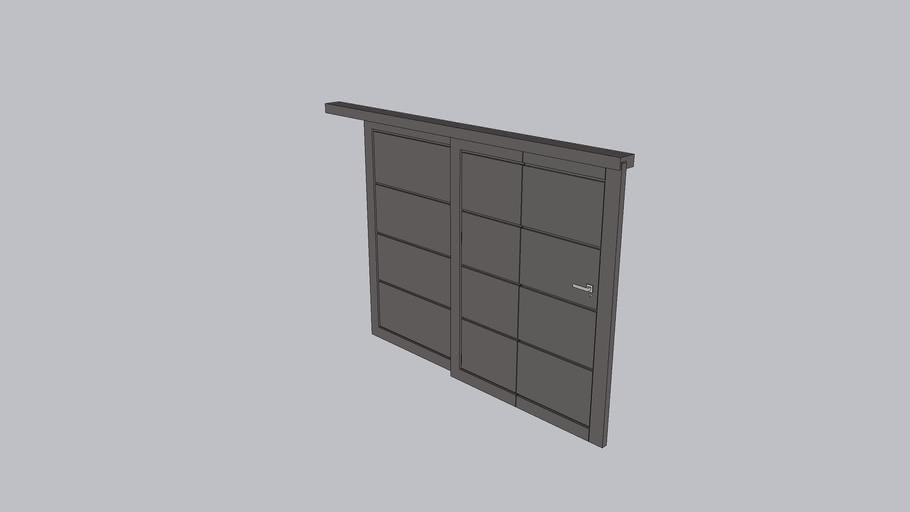 PORTÓN PARA GARAGE | 3D Warehouse