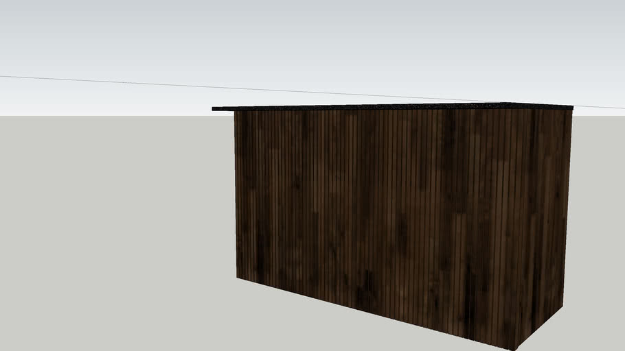 Bar Counter Wood6 | 3D Warehouse