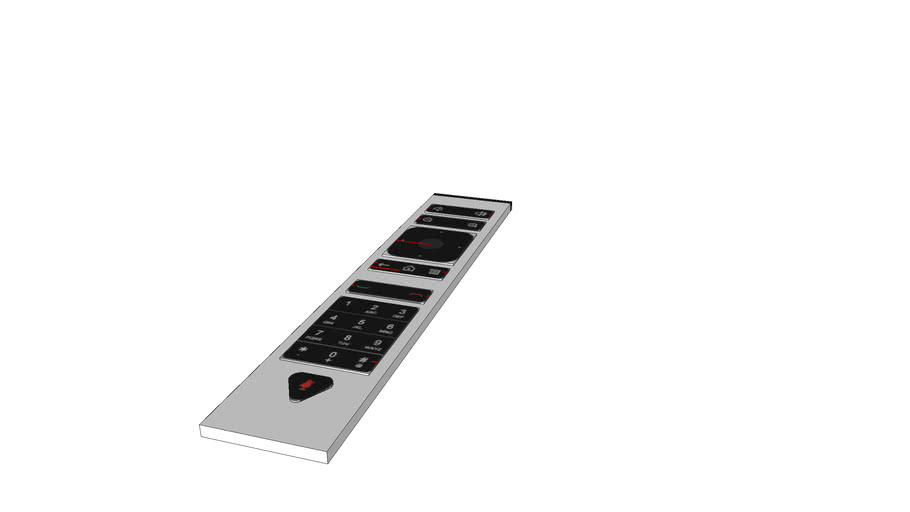 Polycom Group Series Remote Control | 3D Warehouse