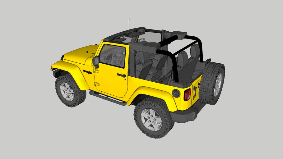 Jeep Wrangler Sahara aut. | 3D Warehouse