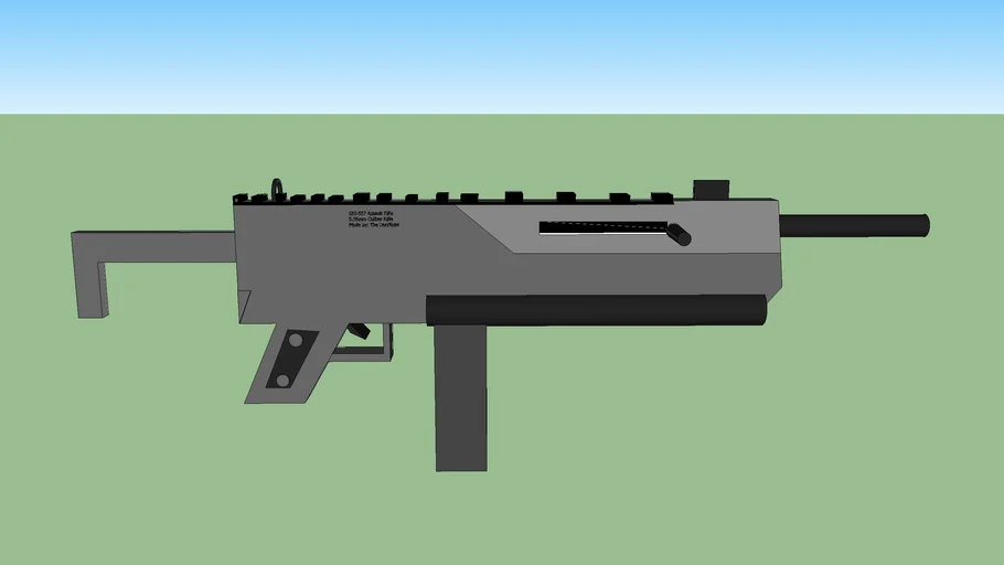 Futuristic SIG-556 (SIG557 SMG Stock) | 3D Warehouse