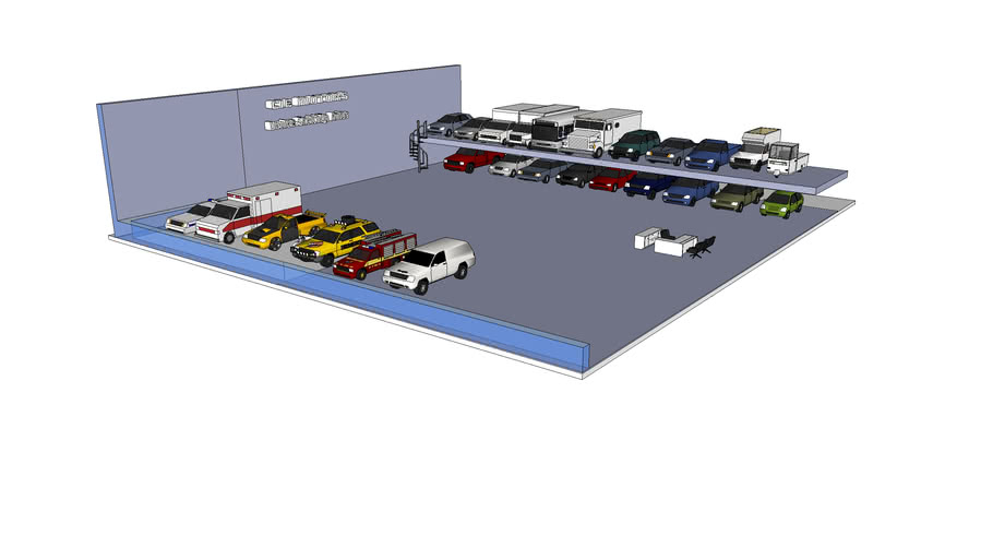 CIE Motors (Carl's Integrative Engineering) 2-floor pavillion showroom ...